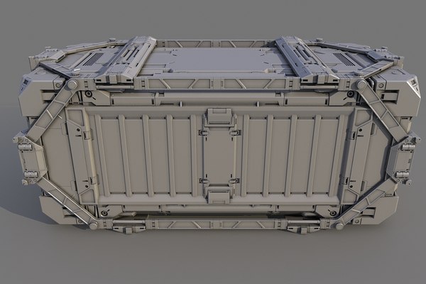 3d model cargo container