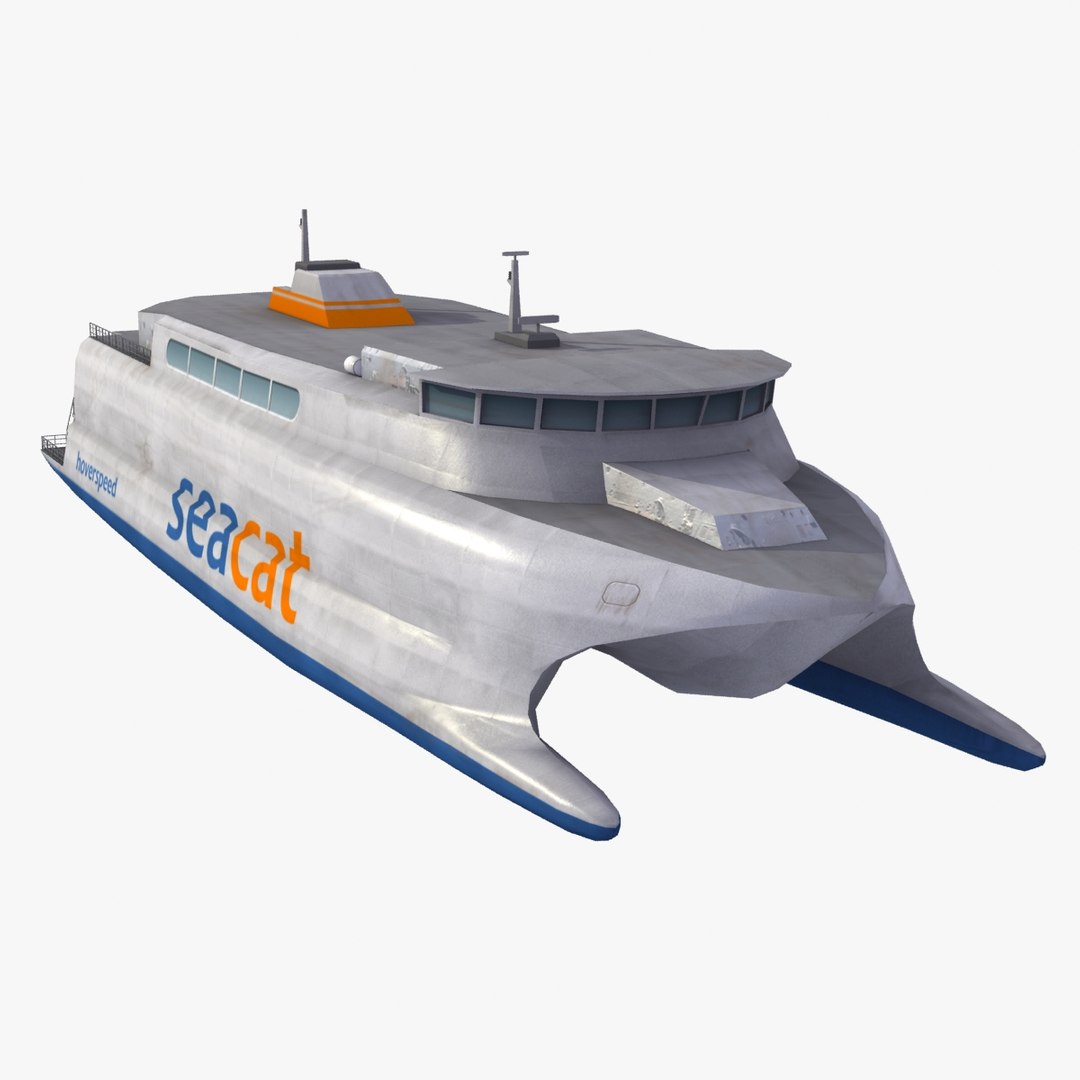 3d Lw Catamaran Ferry