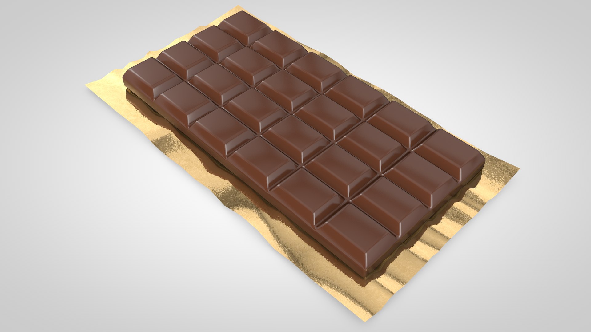 Chocolate Bar 3d Model