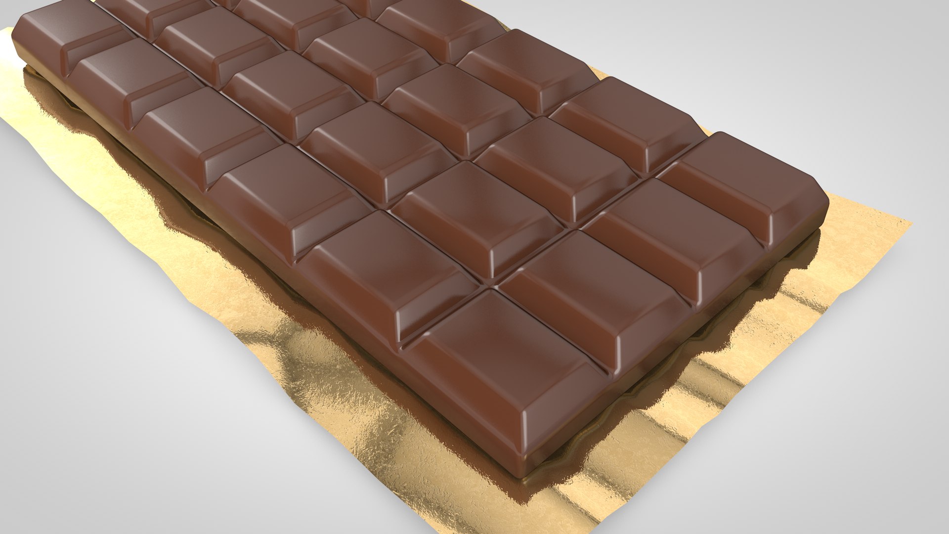 Chocolate Bar 3d Model