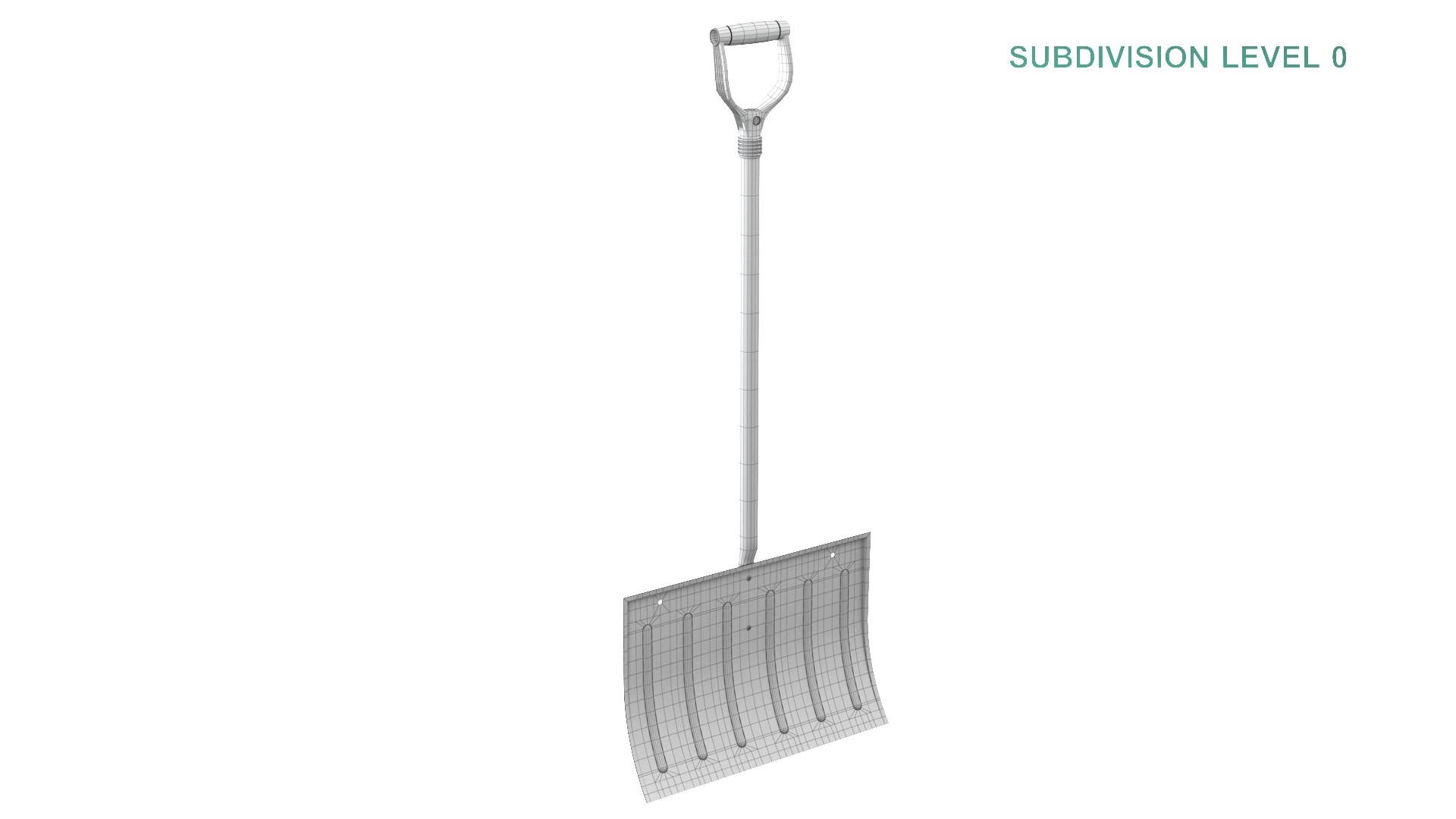 3D Snow Shovel Model - TurboSquid 1780961