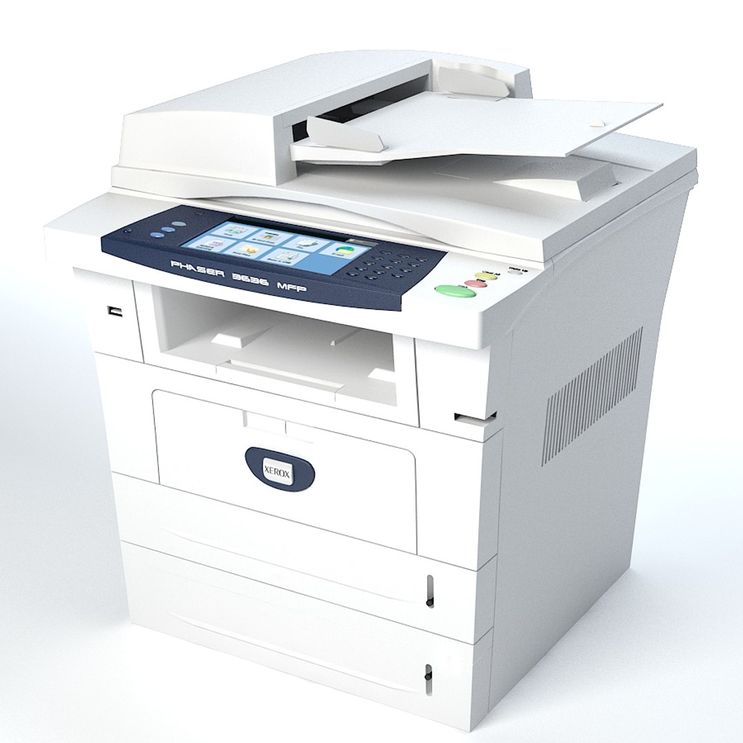 Xerox Copier Scanner 3d Model