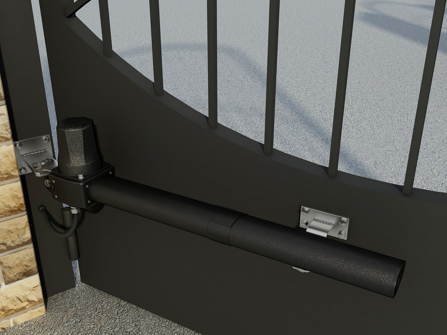 Closer Gates Mechanisms 3D Model - TurboSquid 1600153