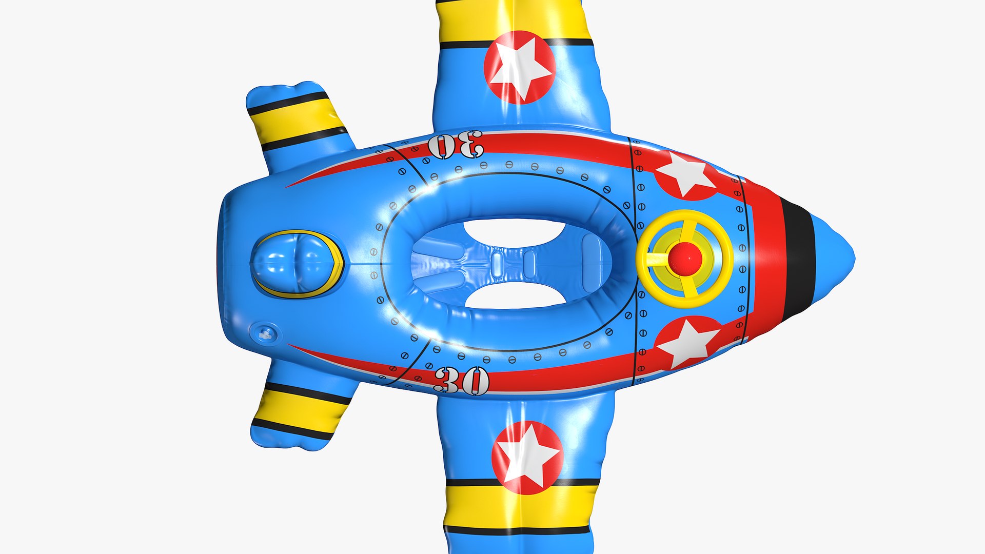 Inflatable Pool Airplane Float 3D - TurboSquid 2194231