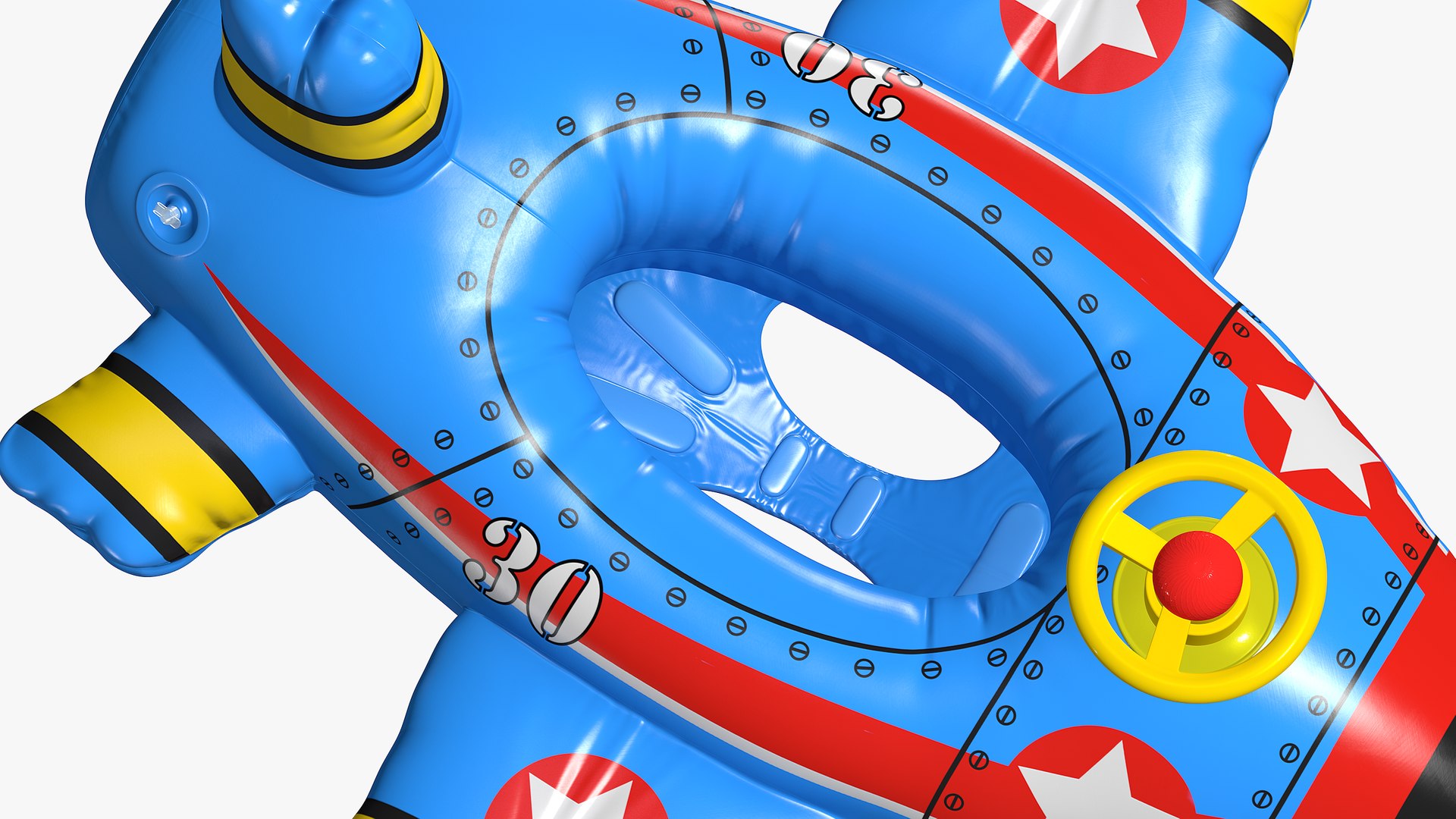 Inflatable Pool Airplane Float 3D - TurboSquid 2194231