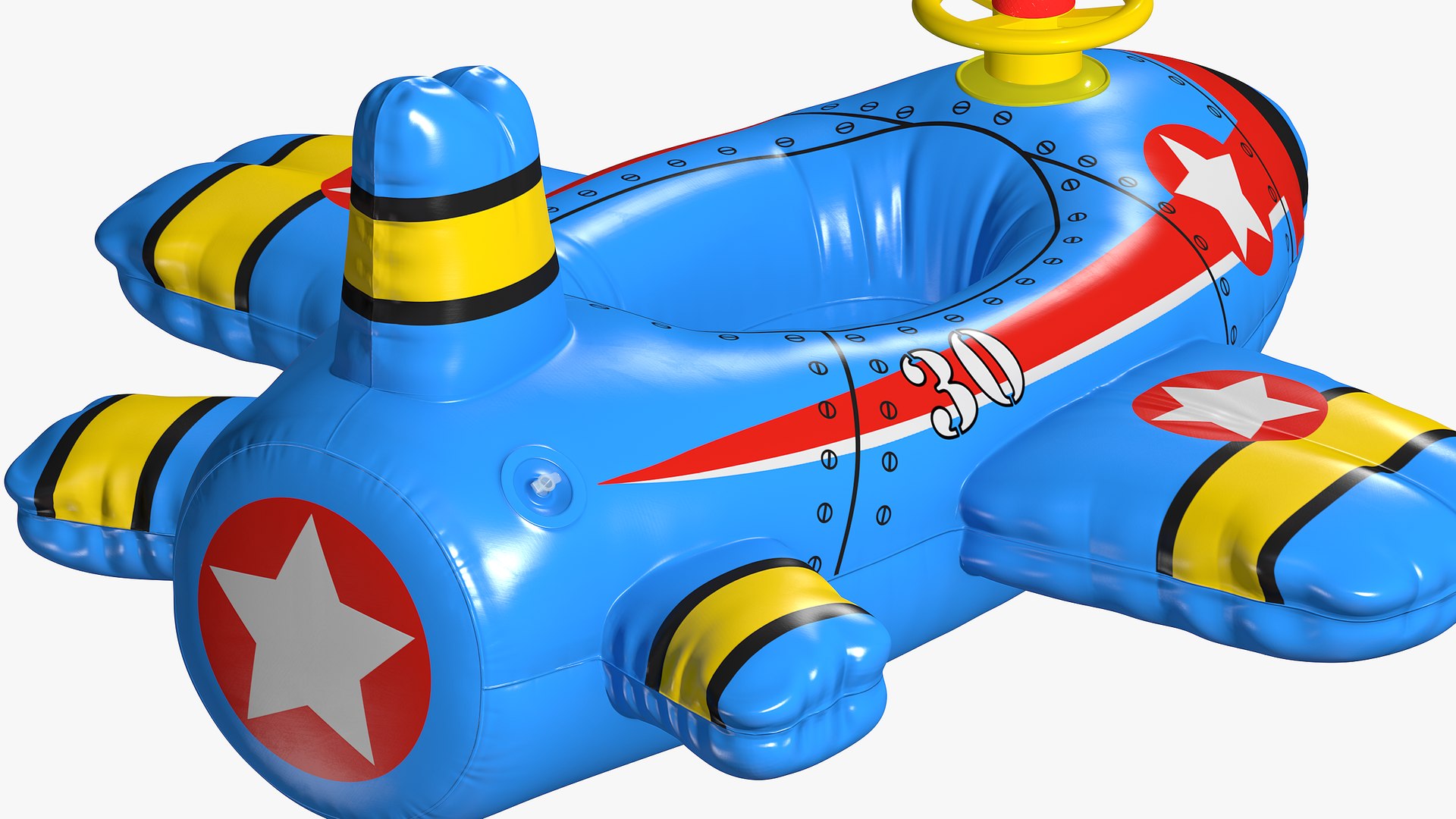 Inflatable Pool Airplane Float 3D - TurboSquid 2194231