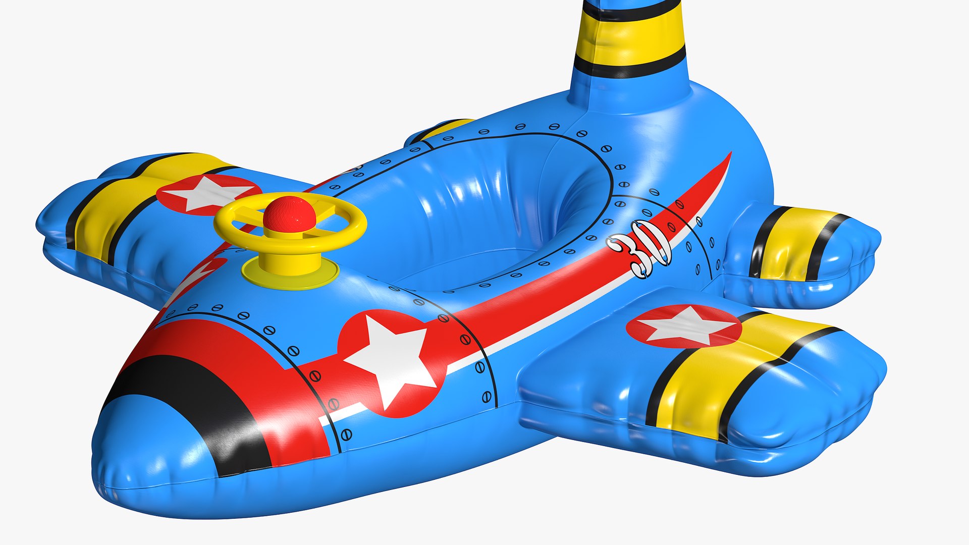 Inflatable Pool Airplane Float 3D - TurboSquid 2194231