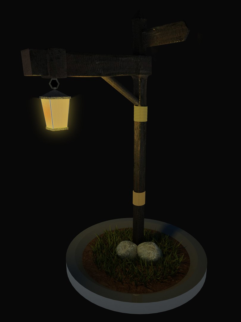 Free Lamp Post 3d Model