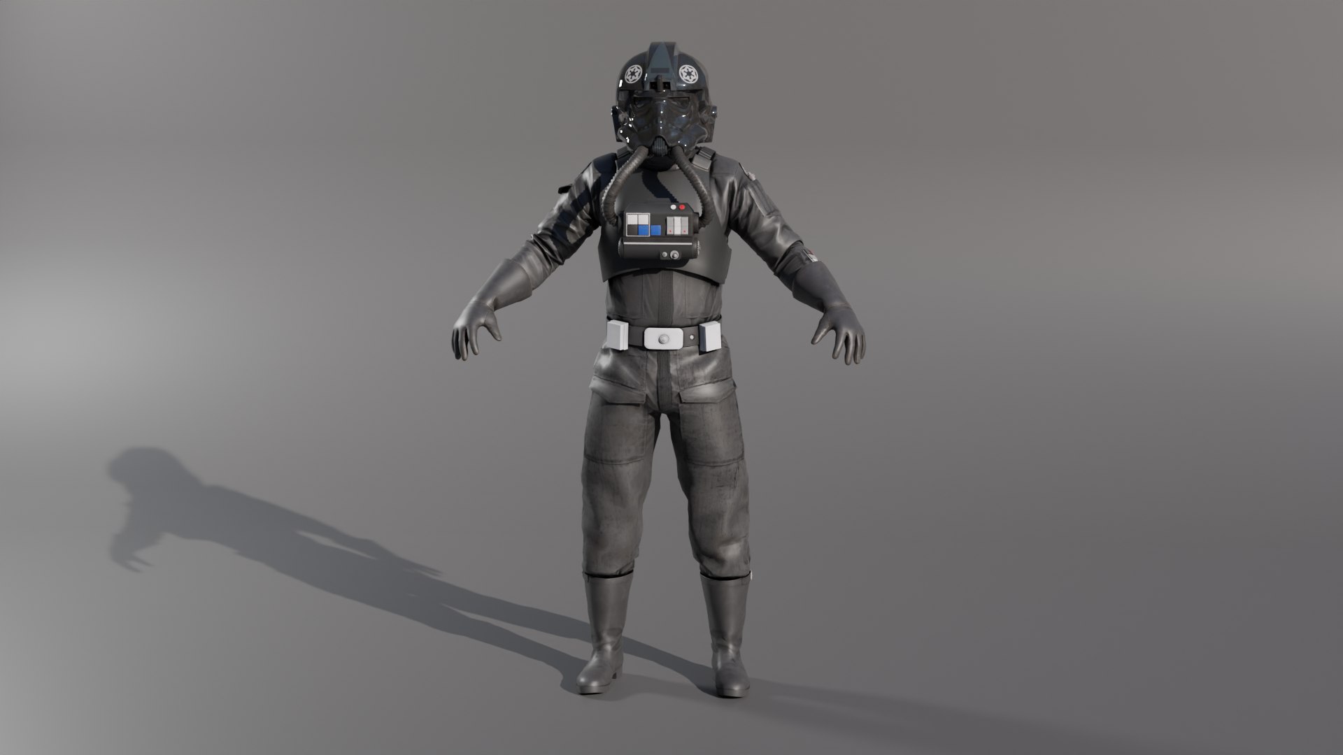 Tie Fighter Pilot 3D - TurboSquid 1909433