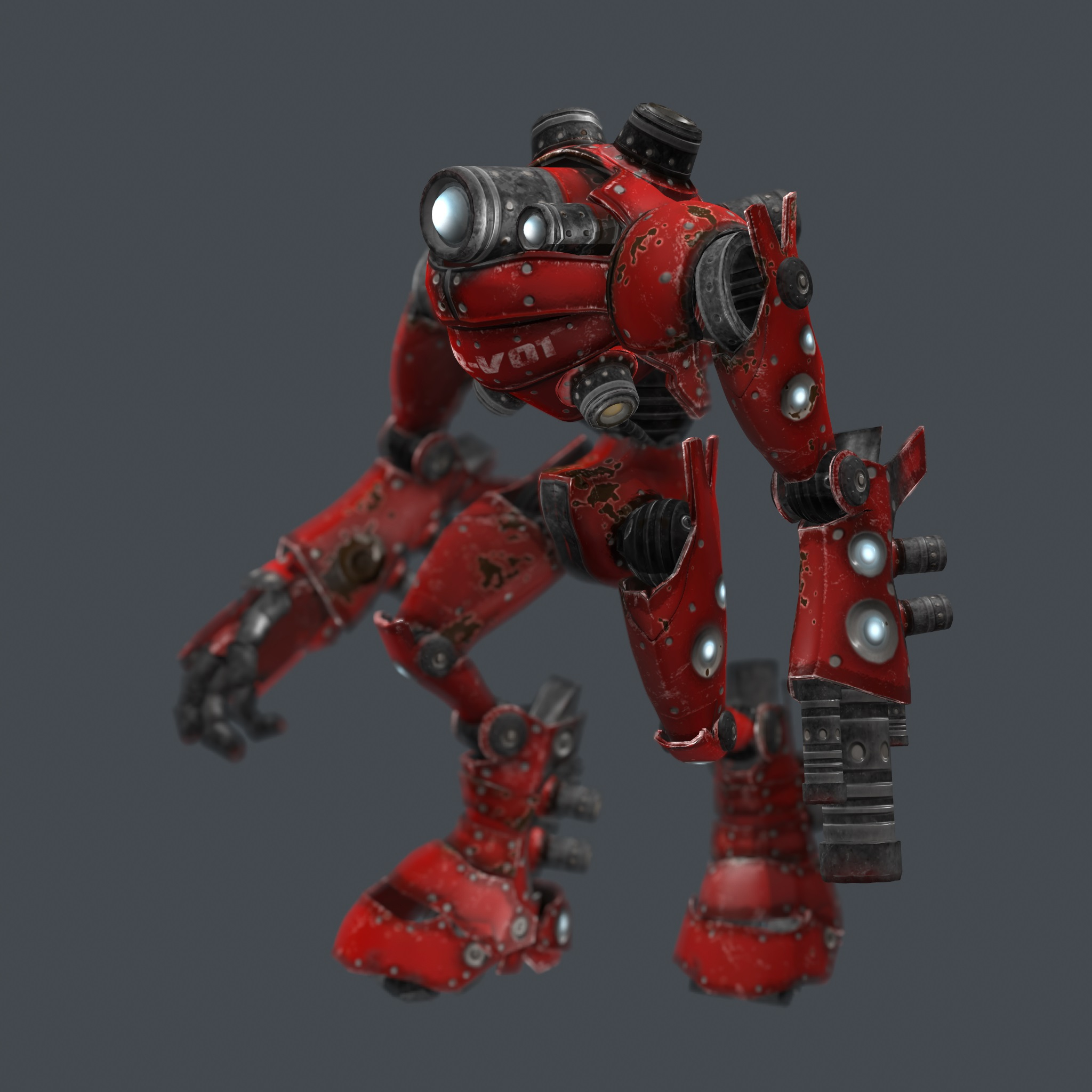 3D 3ds Max Robot