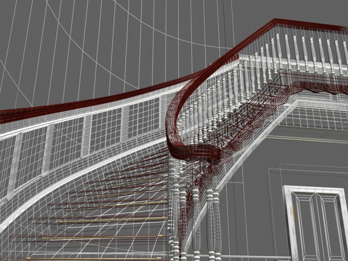 Maya Stairs Interior