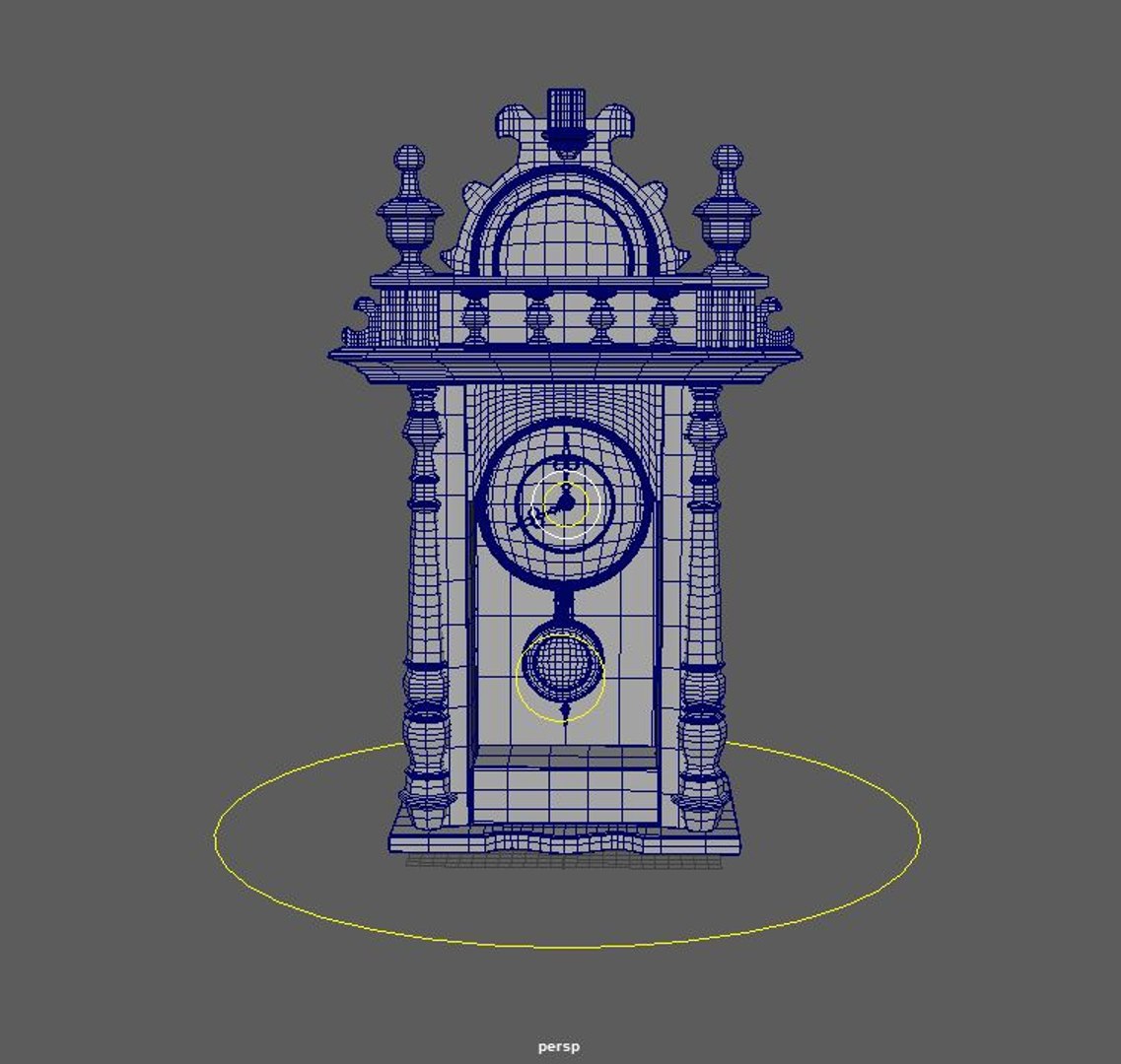 Antique clock old 3D model - TurboSquid 1634478