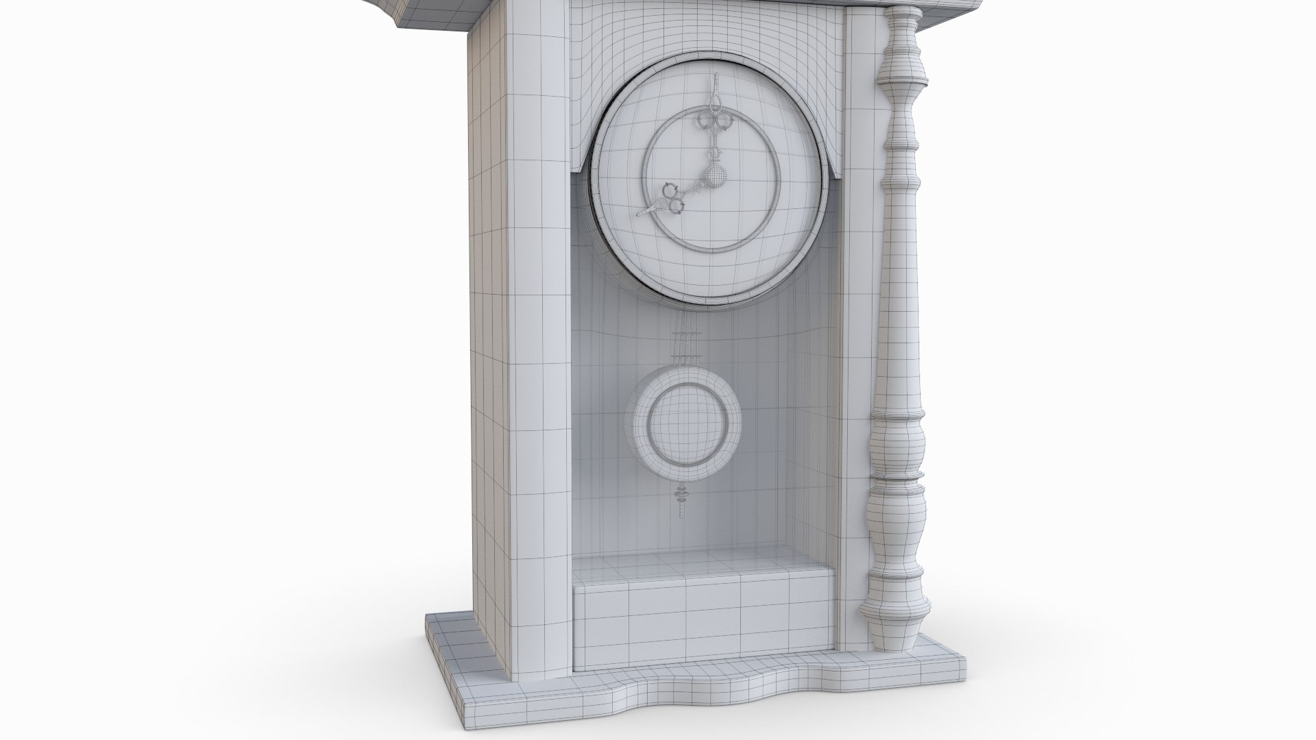 Antique clock old 3D model - TurboSquid 1634478