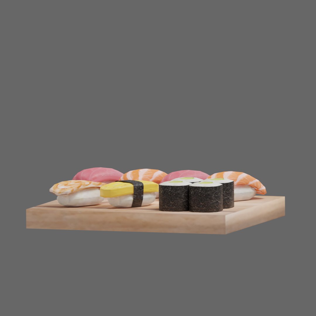 3D Model Food Sushi - TurboSquid 1422080