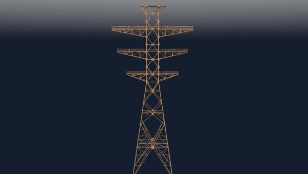 3D model Electric power tower - TurboSquid 2019473