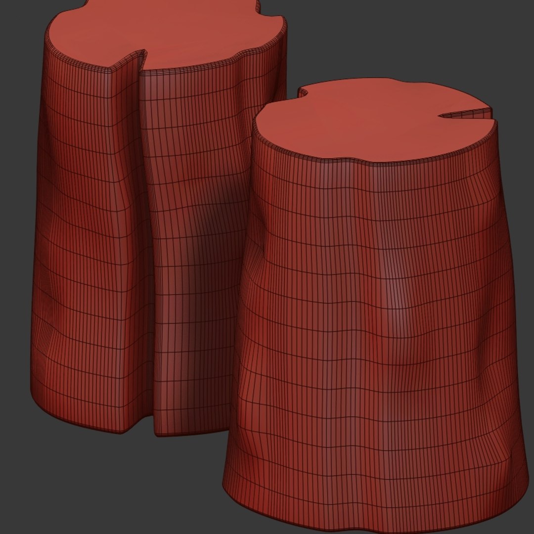 Slab Table Stump 3D - TurboSquid 1463321