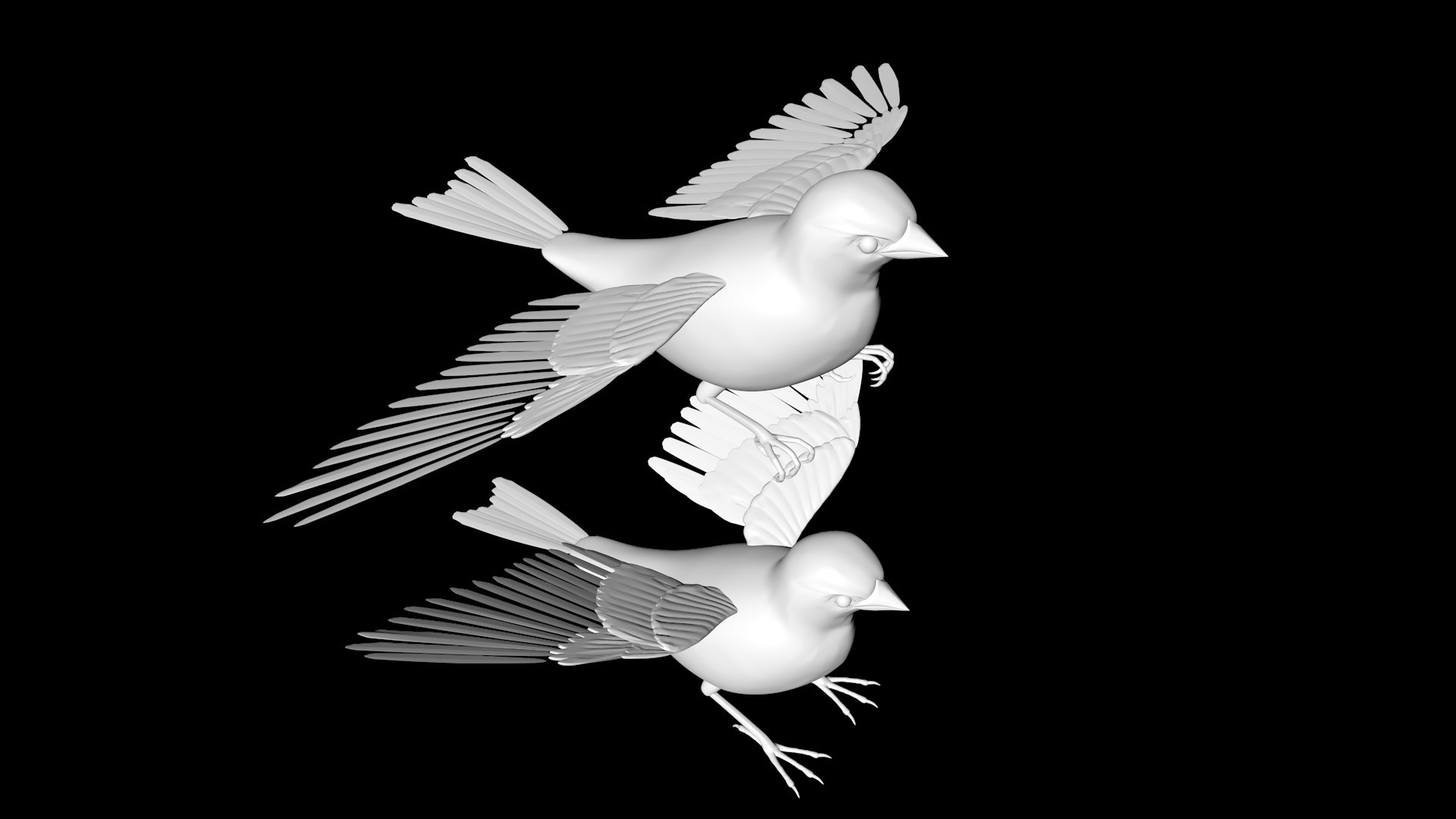 3D sparrow bird - TurboSquid 1690023