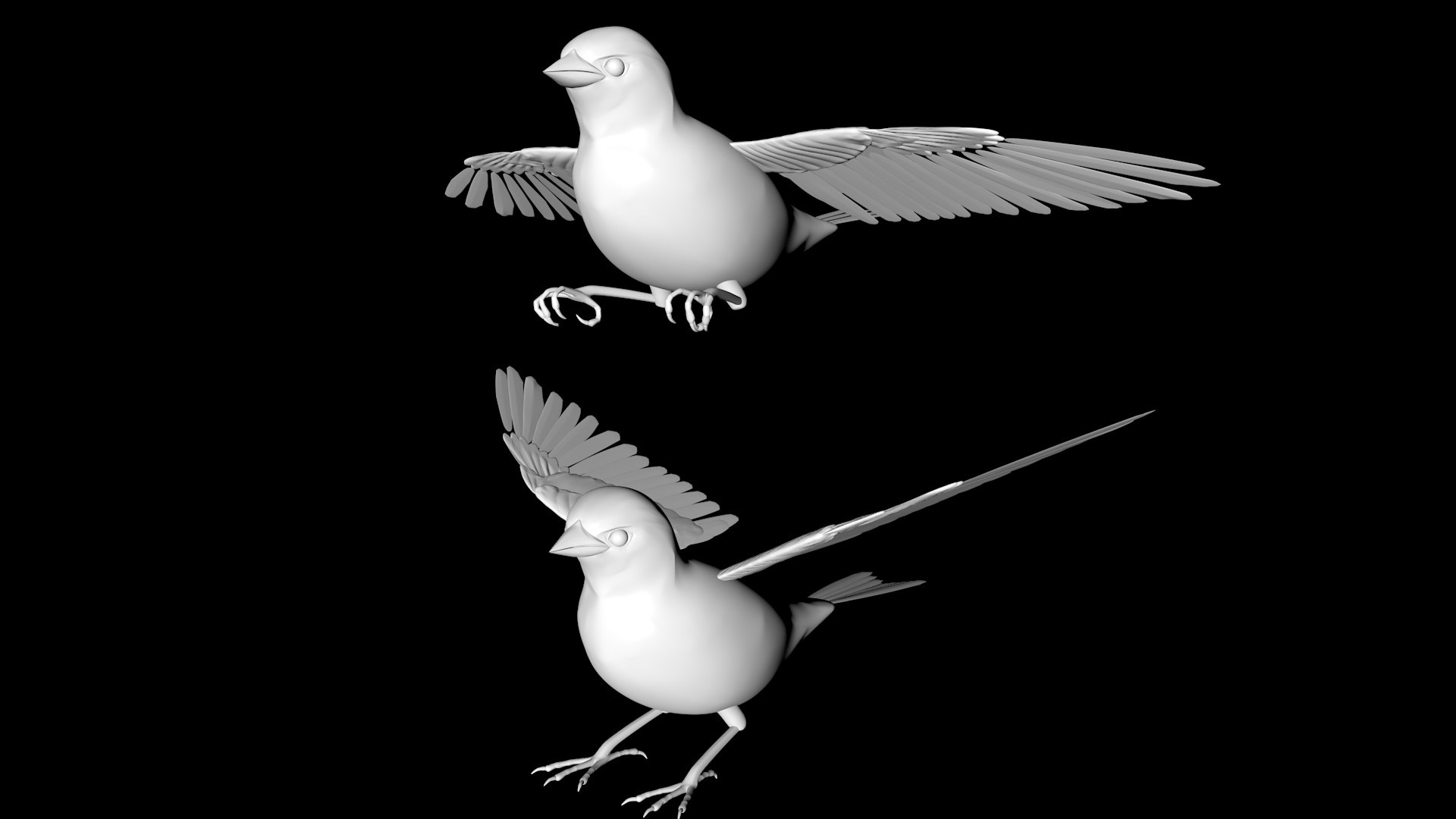 3D sparrow bird - TurboSquid 1690023