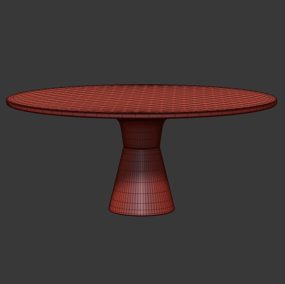 3D Endry Restaurant Round Table Model - TurboSquid 1733183