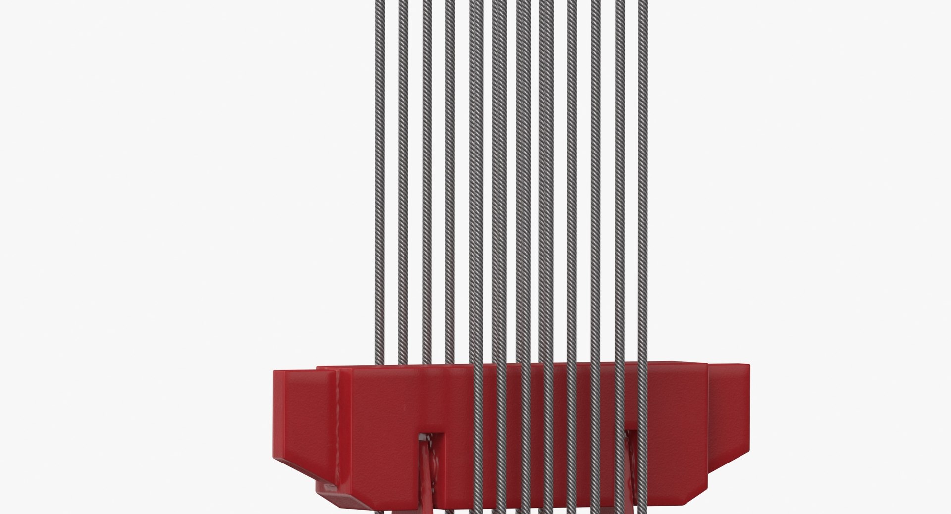 Crane Spool Connector Red 3D Model - TurboSquid 1684666