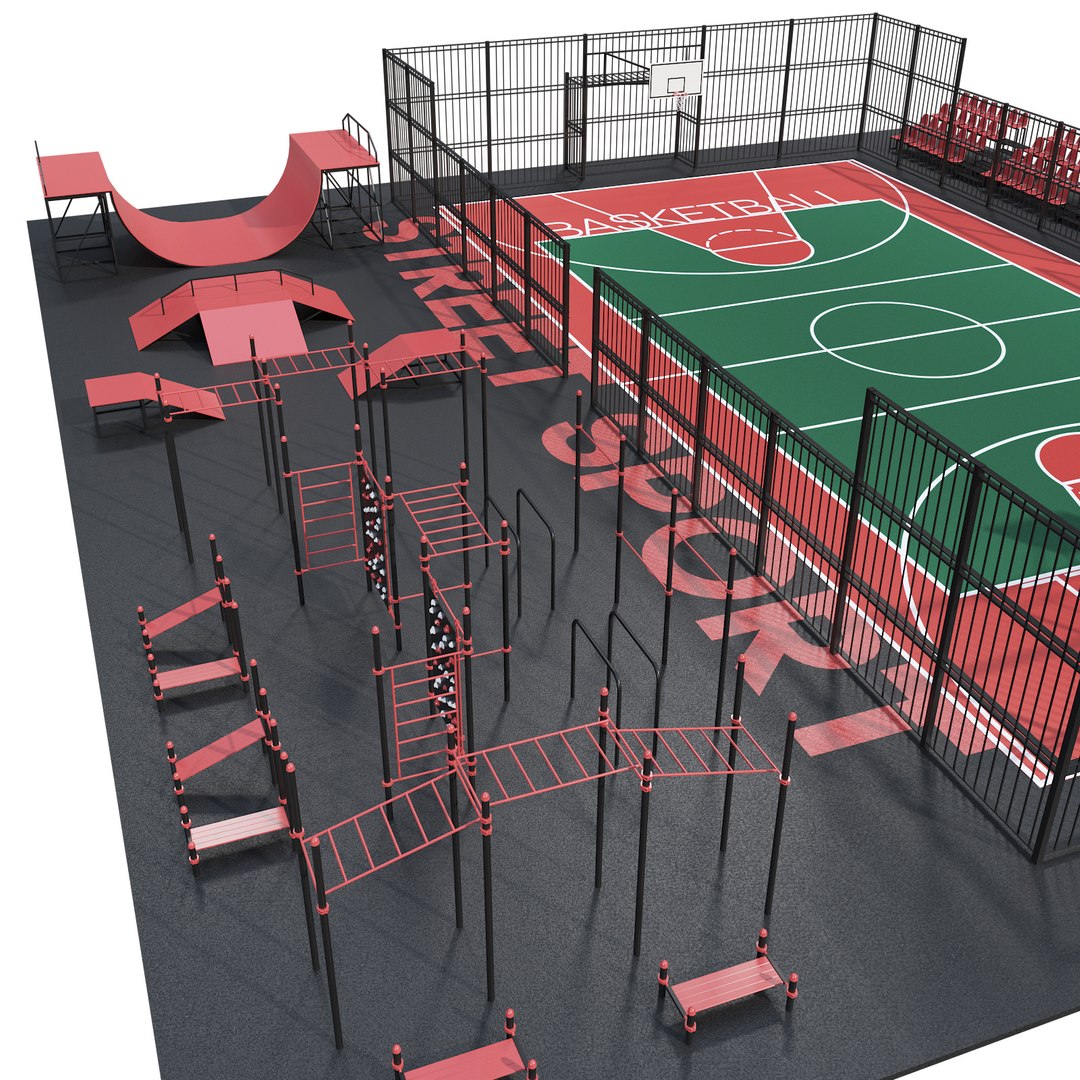 3D Sports Ground Model - TurboSquid 1814818