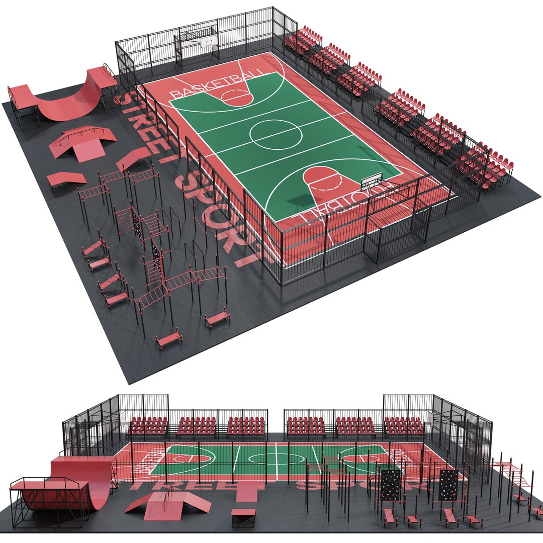 3D Sports Ground Model - TurboSquid 1814818