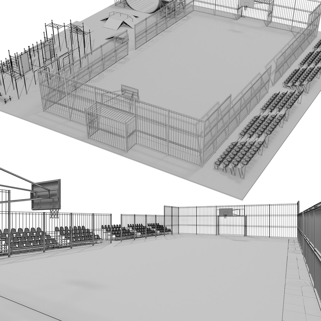 3D Sports Ground Model - TurboSquid 1814818