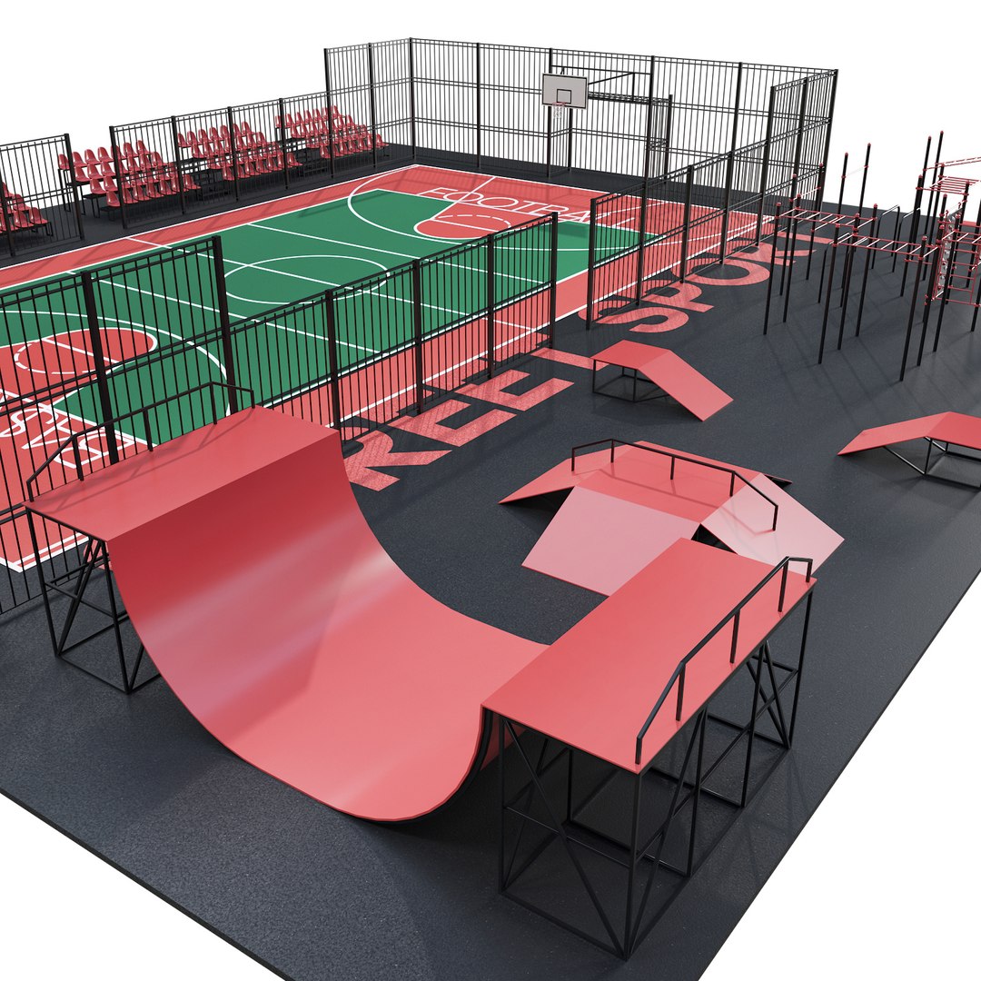 3D Sports Ground Model - TurboSquid 1814818