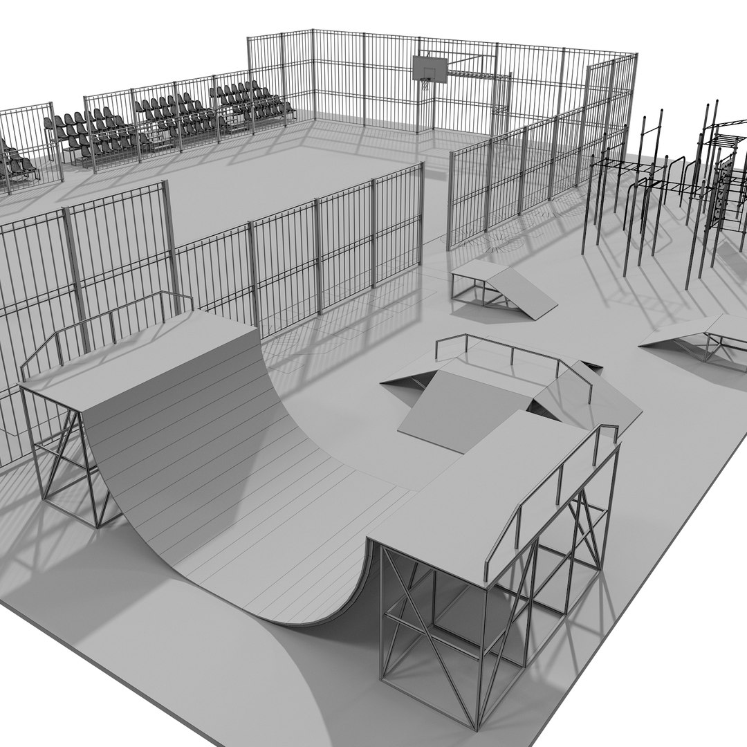 3D Sports Ground Model - TurboSquid 1814818