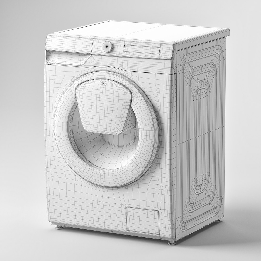 3D Washing Machine And Dryer Samsung Model - TurboSquid 1915817