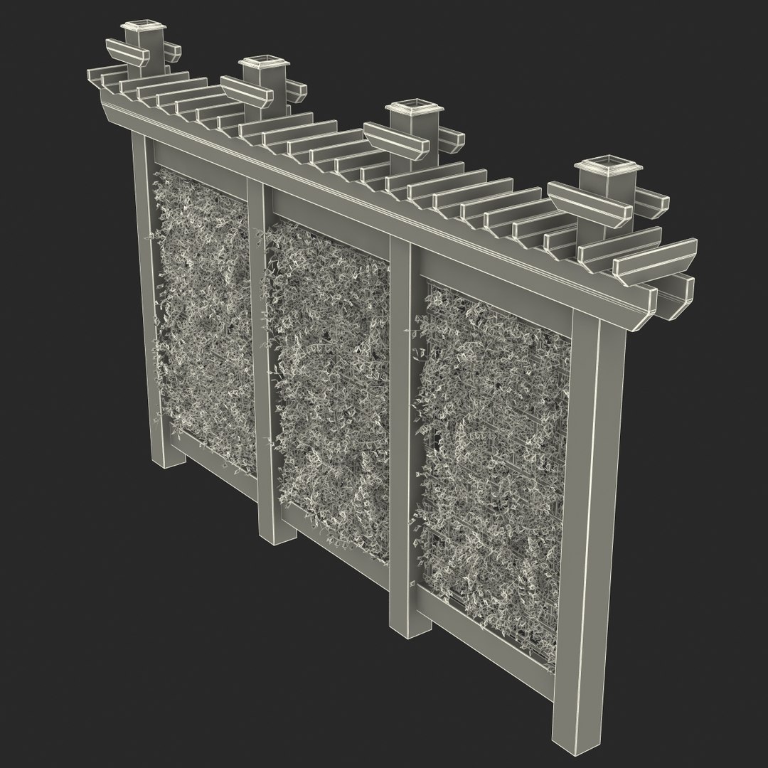 Garden Trellis Modeled 3d Model