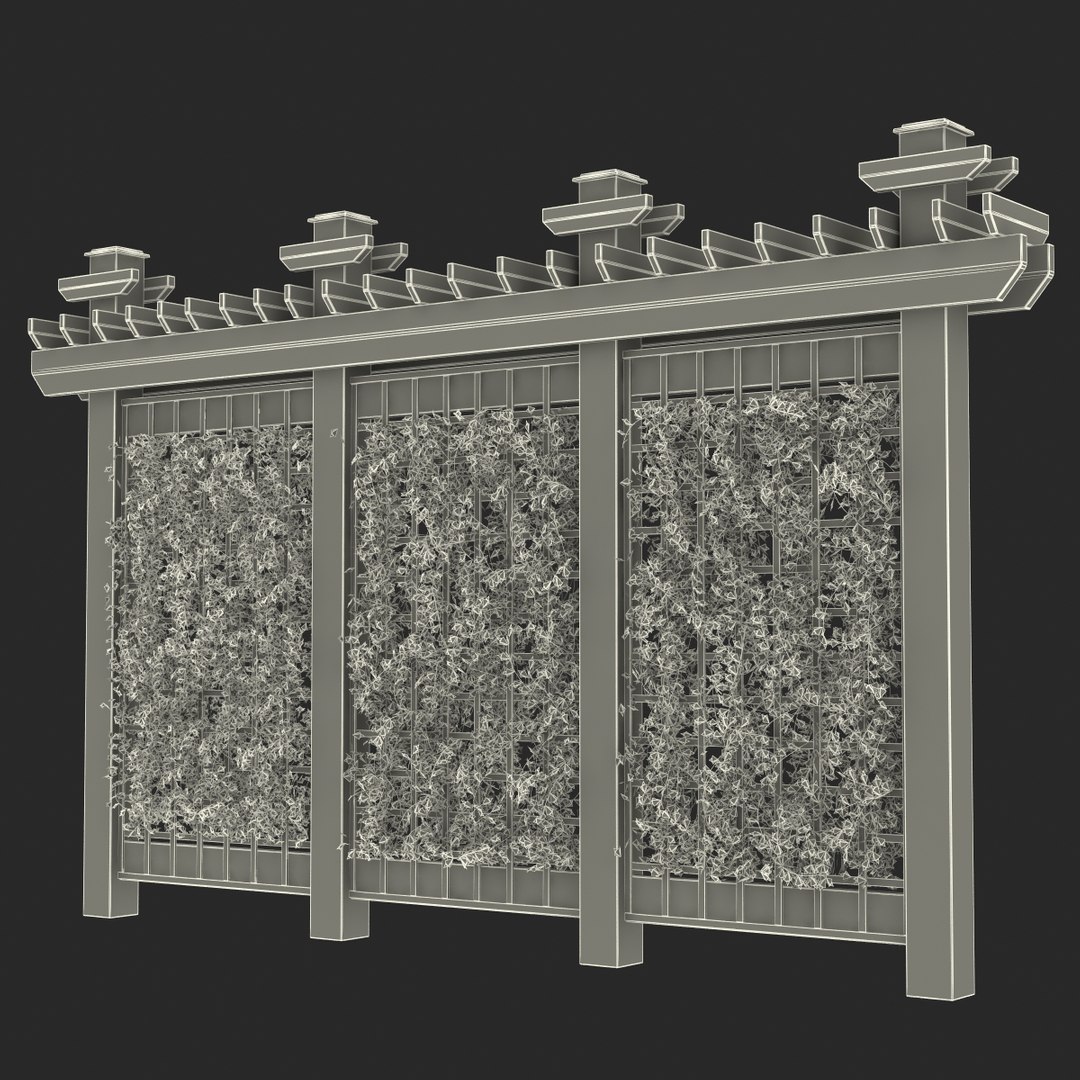 Garden Trellis Modeled 3d Model