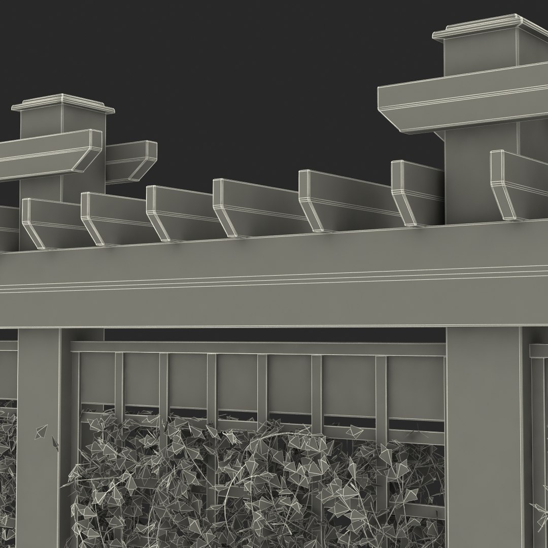 Garden Trellis Modeled 3d Model