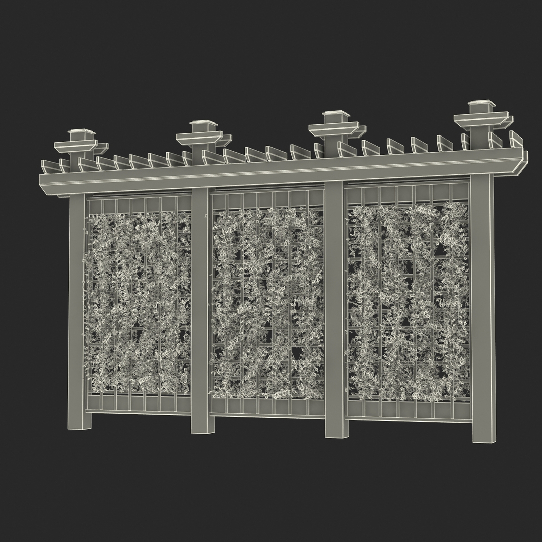 Garden Trellis Modeled 3d Model