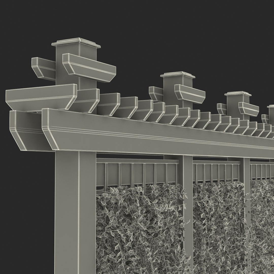 Garden Trellis Modeled 3d Model