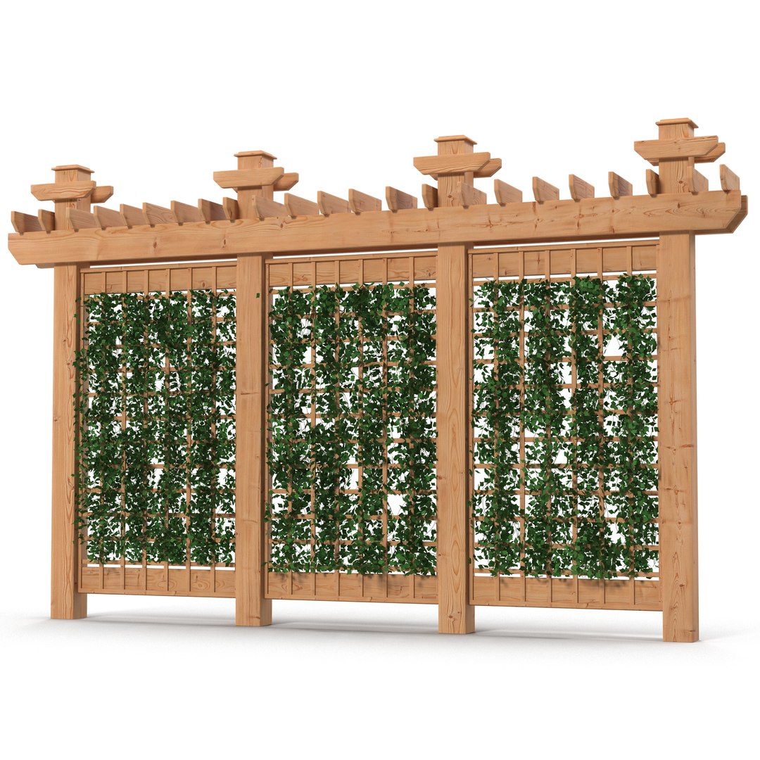 Garden Trellis Modeled 3d Model
