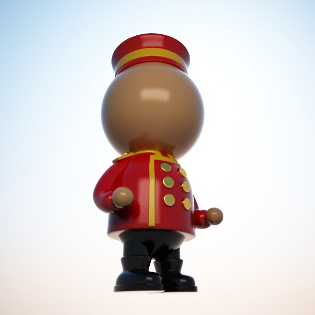 Max Bellboy Character Cartoon