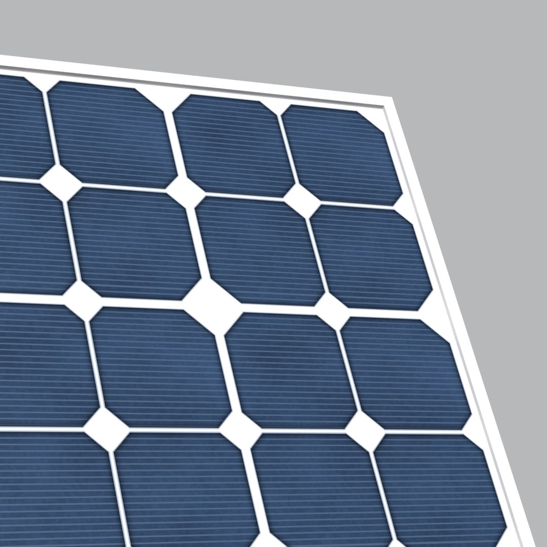 Realistic Solar Panel 3d Model