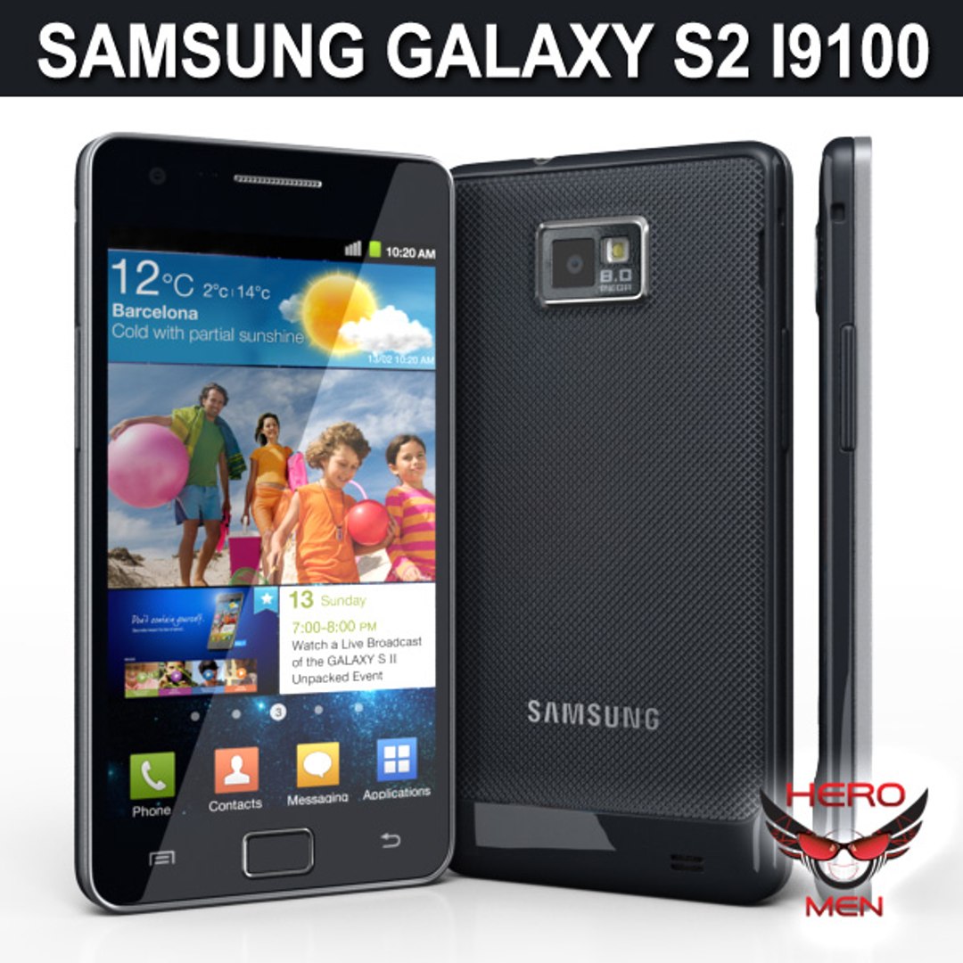 Samsung Galaxy S2 I9100 3d Model