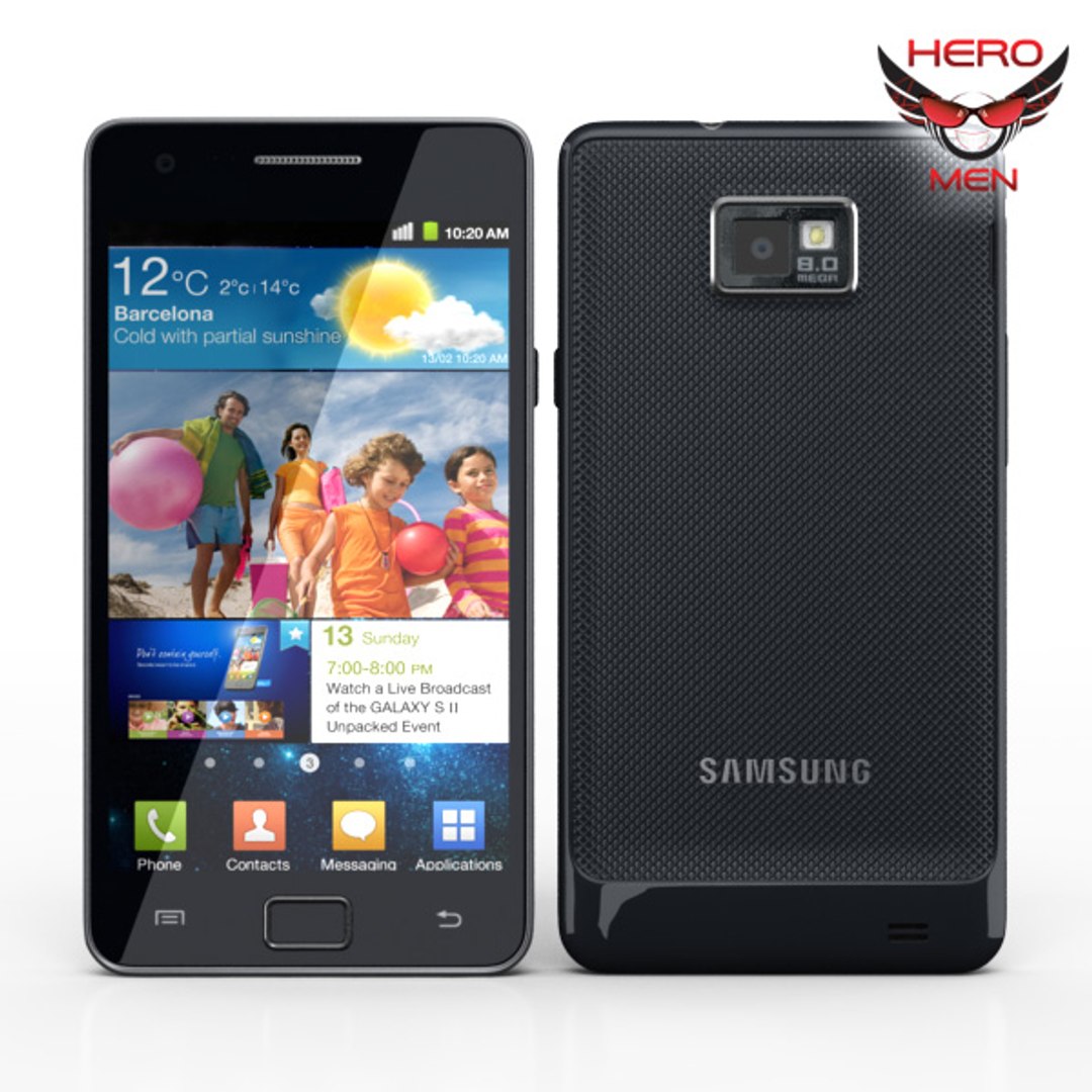 Samsung Galaxy S2 I9100 3d Model