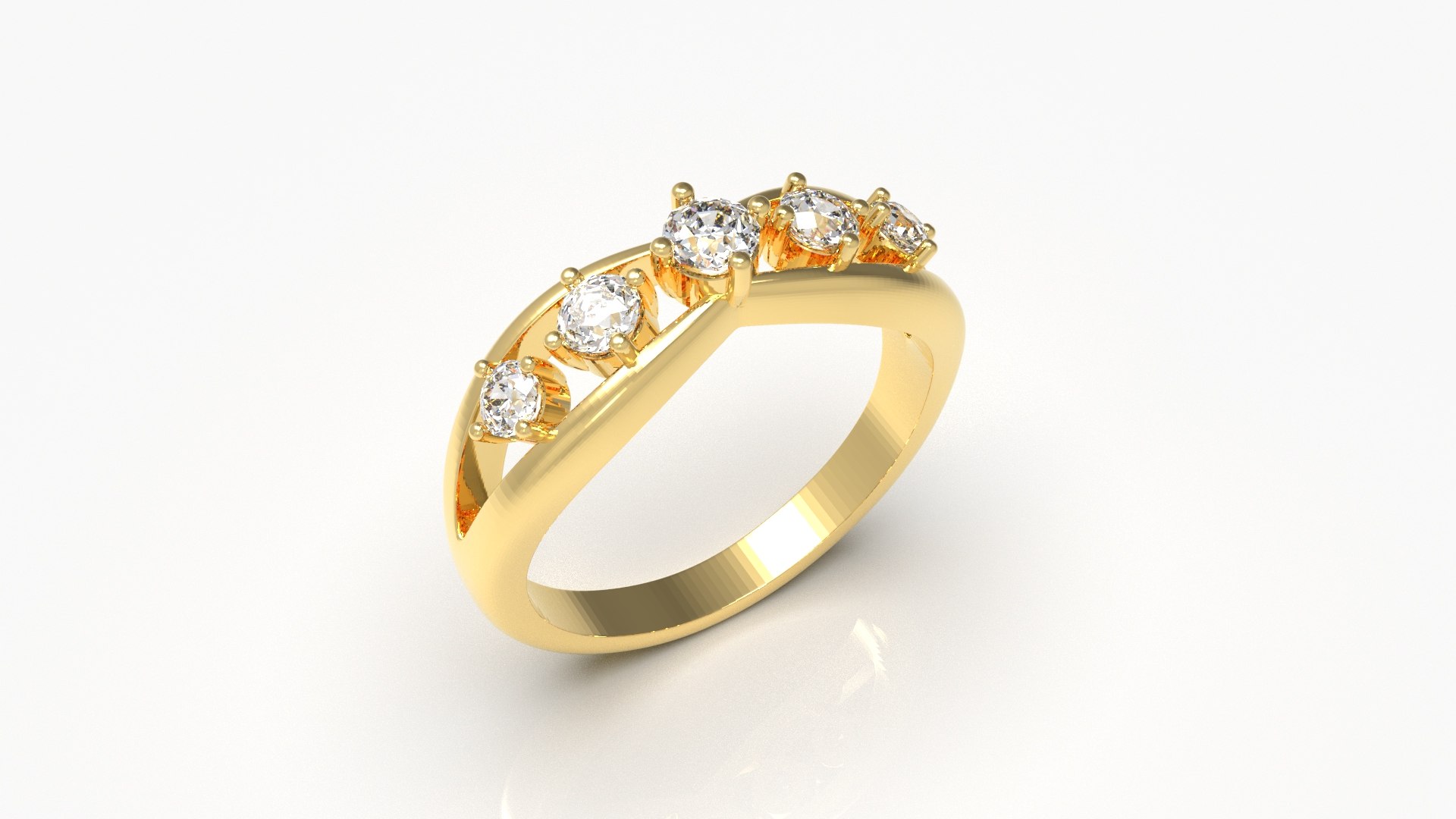 Diamond Ring Blender 2 3D Model - TurboSquid 1778977