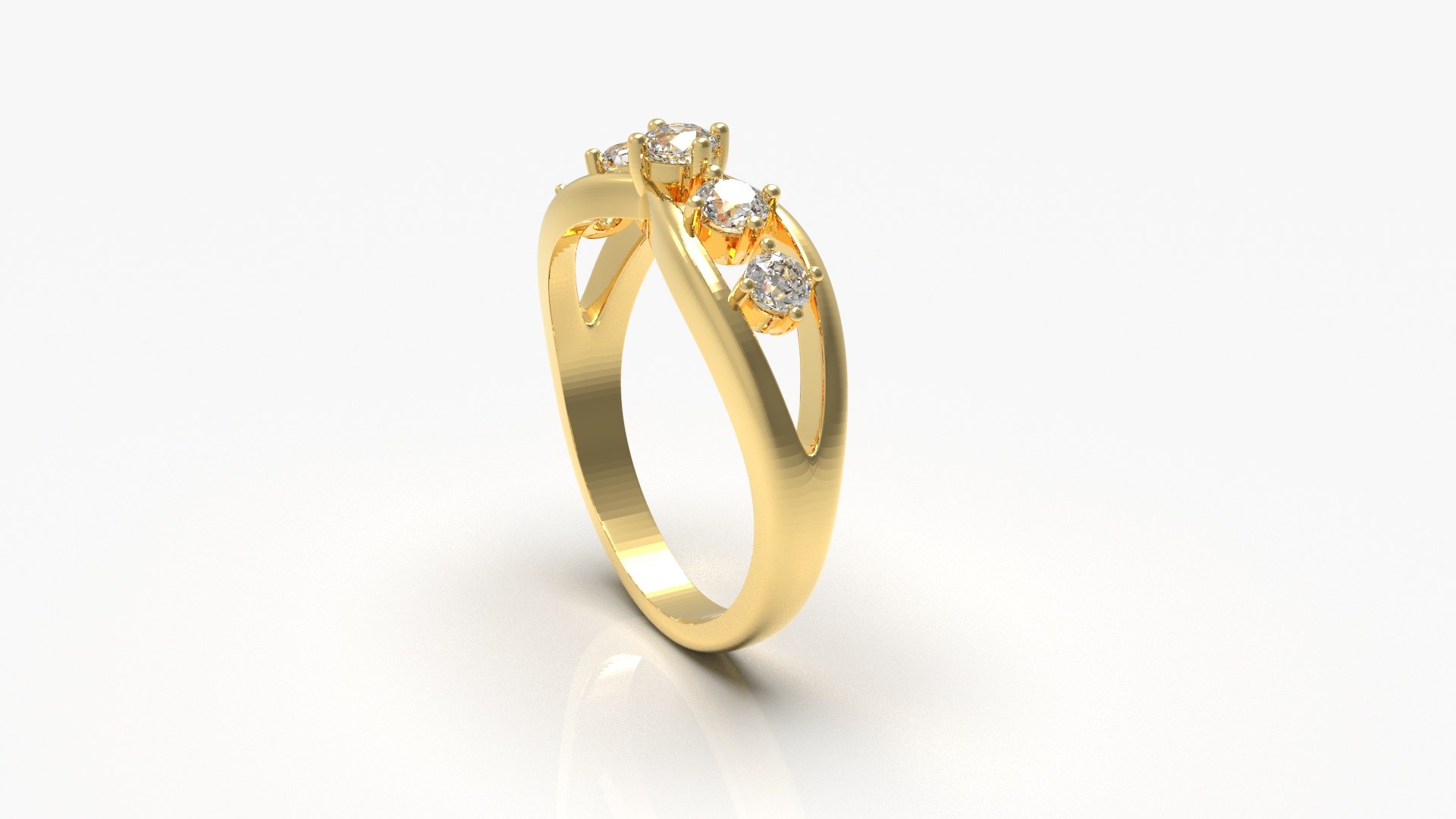 Diamond Ring Blender 2 3D Model - TurboSquid 1778977