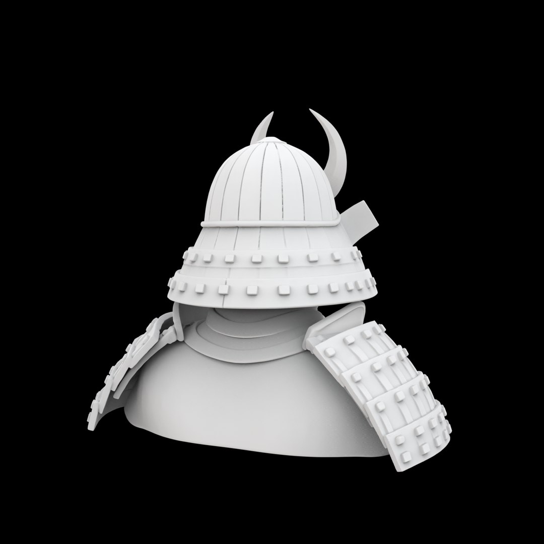 Samurai Warrior Bust Model - TurboSquid 2464036