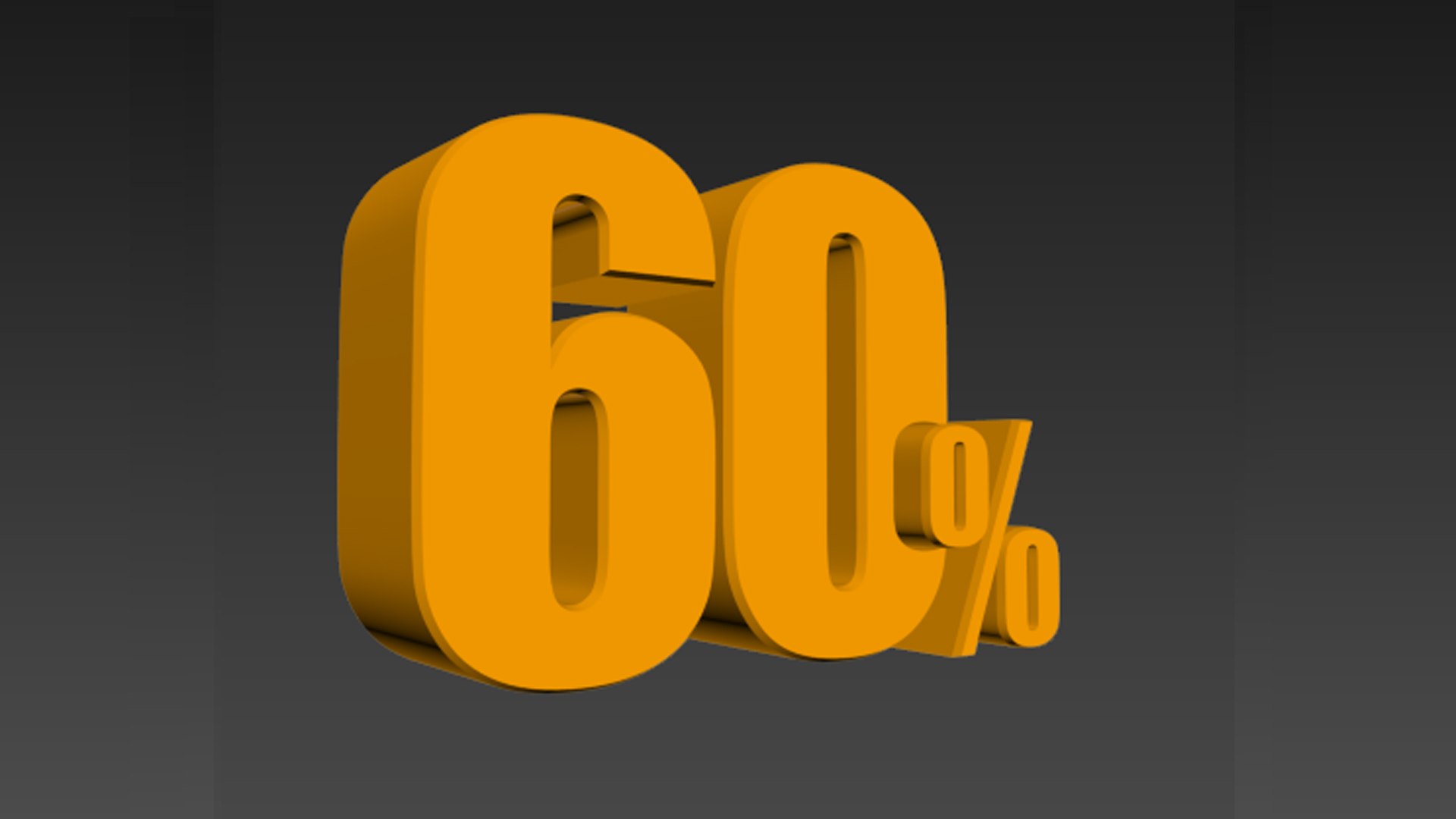 3D model 60 percent - TurboSquid 1819258