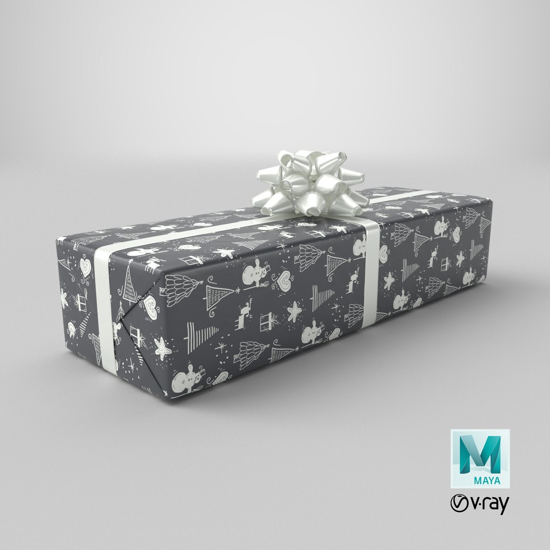 3D Christmas Present 4 V4 Model - TurboSquid 2466432