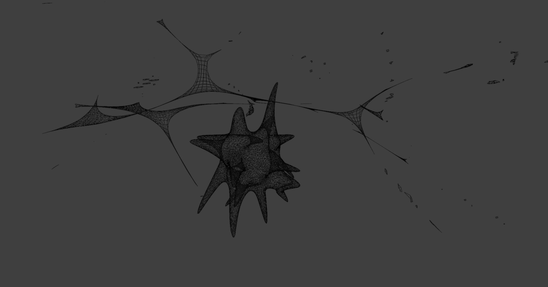 Blobby Heaven Environment Y2k Bloom Cybersigil Chrometype 3D Model 3D ...