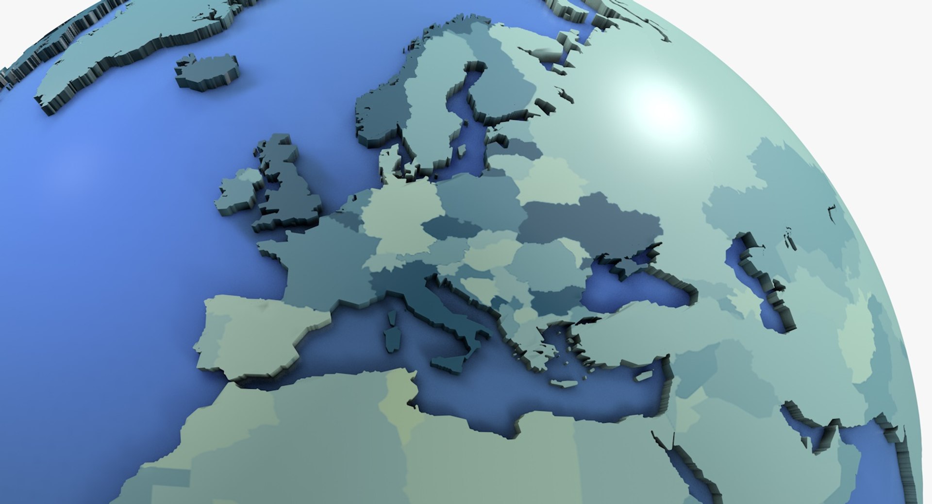 Geopolitical Earth 3D Model - TurboSquid 1244771