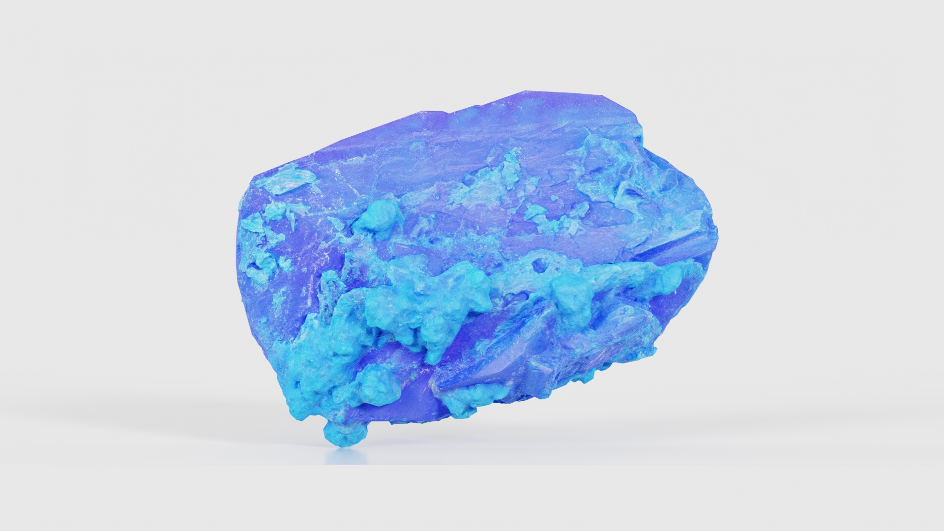 Blue Salt Crystal 01 Remastered 3D Model - TurboSquid 2362524