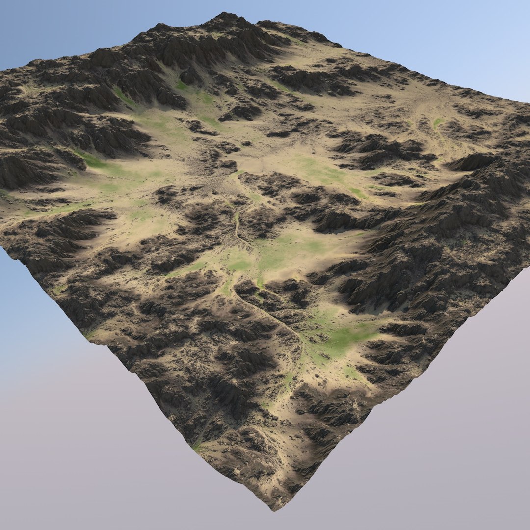 Games Maps Terrain 3D Model - TurboSquid 1297099