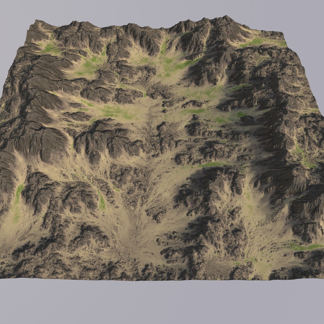 Games Maps Terrain 3D Model - TurboSquid 1297099
